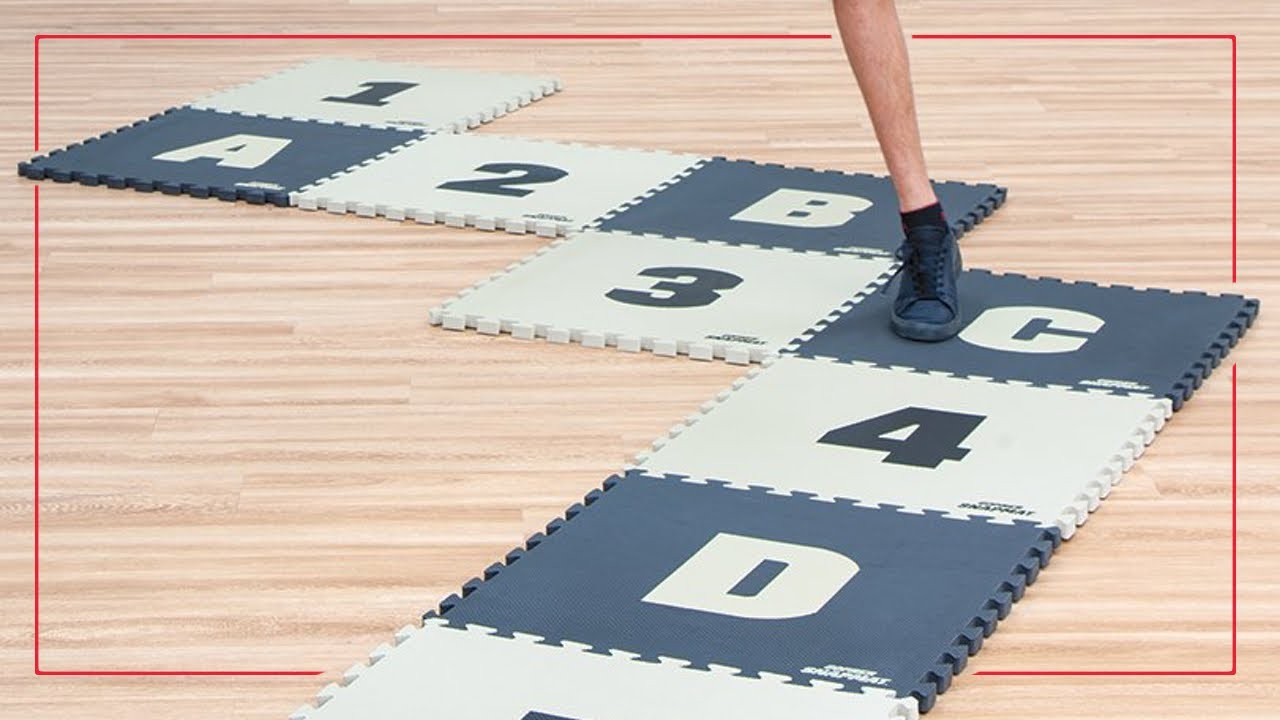 This agility mat lets you set up endless agility drill configurations ...