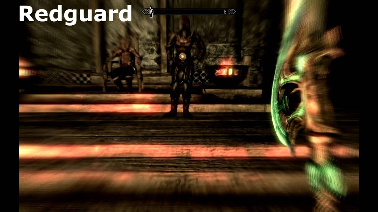 The Elder Scrolls V: Skyrim - Racial Skills with extra screen effects ...