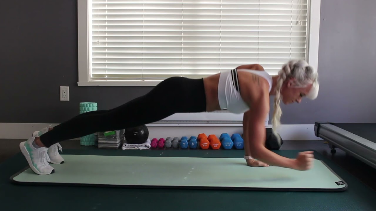 Mint Plank Elbow Drop - YouTube