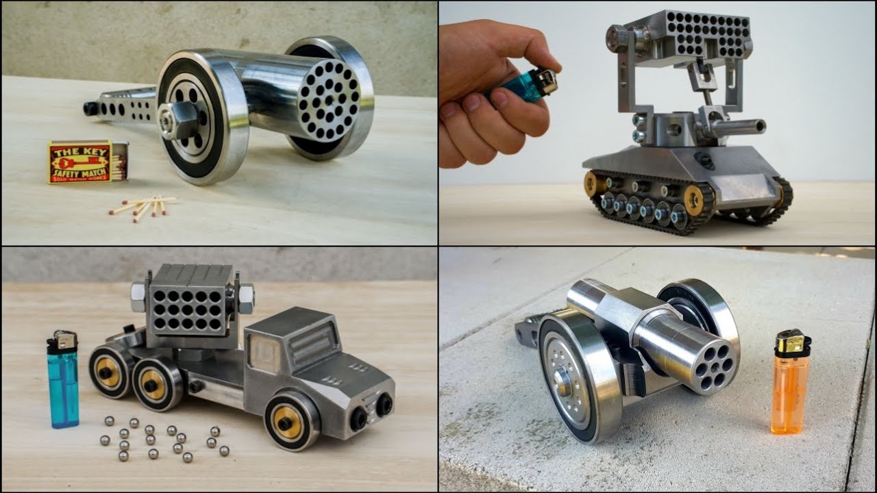 4 Best Artillery Mini Cannons. 79 Barrels. - YouTube
