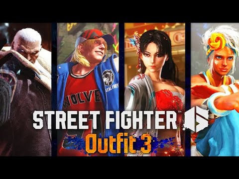 SF6 - Outfit Skins 3 Showcase: Bison, Terry, Mai & Elena Trailer ...