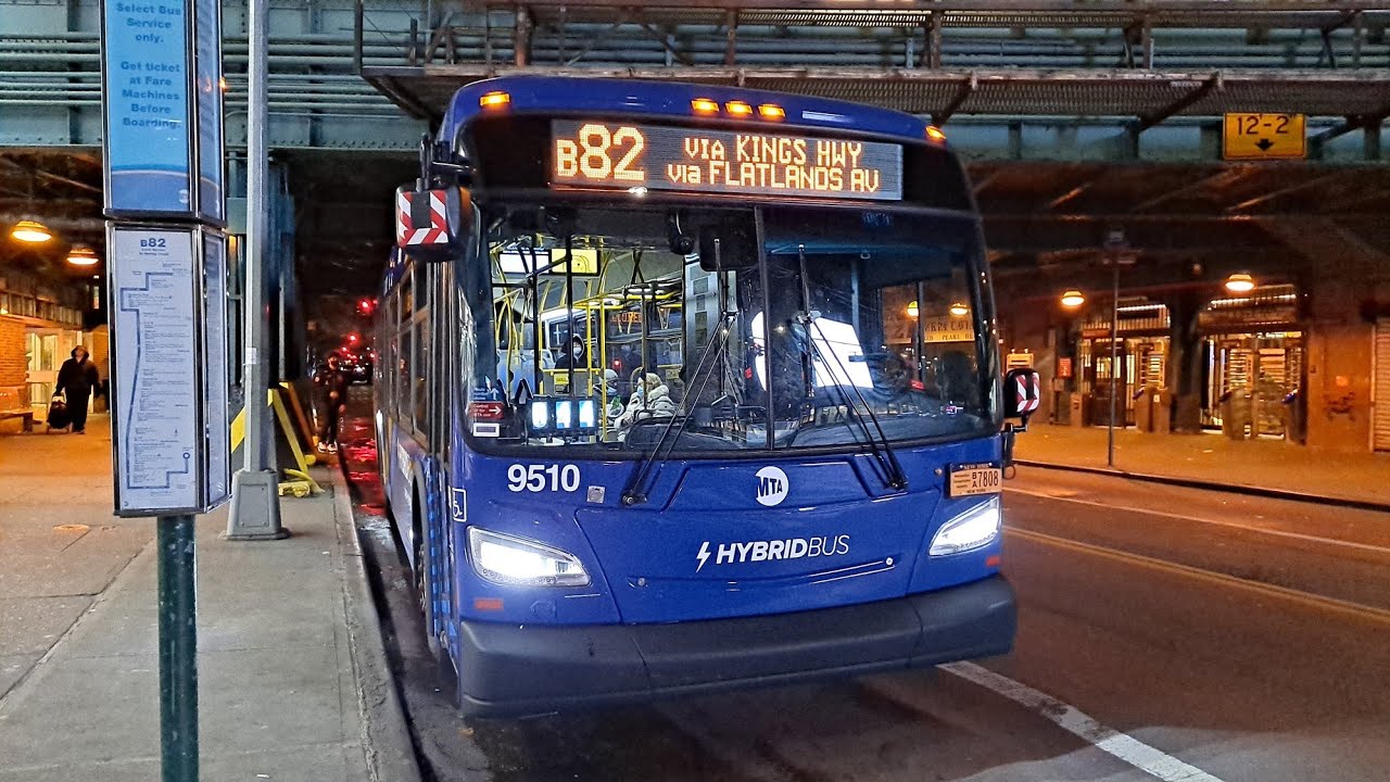 MTA NYCT Bus: 2021 New Flyer XDE40 #9510 on the B82 - YouTube