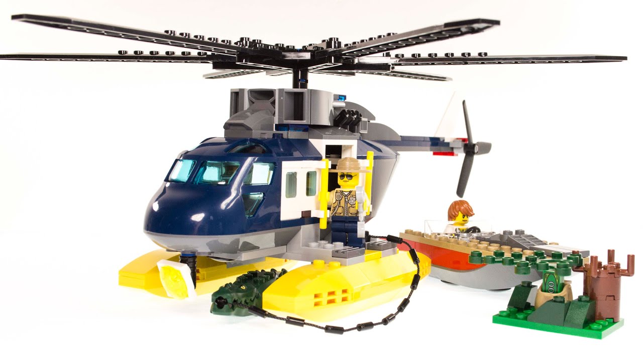 LEGO CITY 60067 HELICOPTER PURSUIT UNBOXING AND BUILD - YouTube