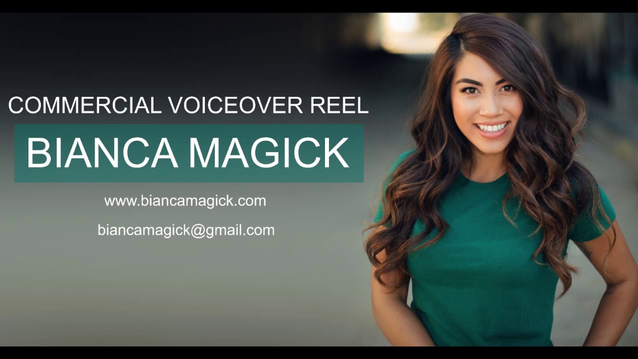 Bianca Magick Commercial Voiceover Reel - YouTube