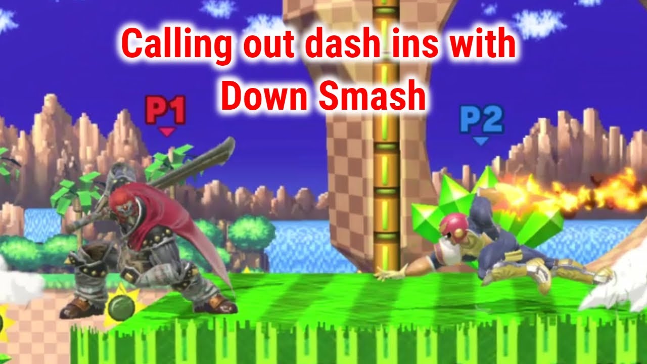 Calling out dash ins with Down Smash - YouTube