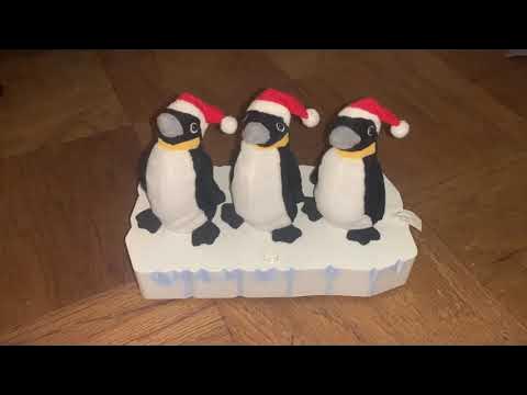 Santa’s Best Marching Musical Animated Penguin Trio Christmas Eve - YouTube