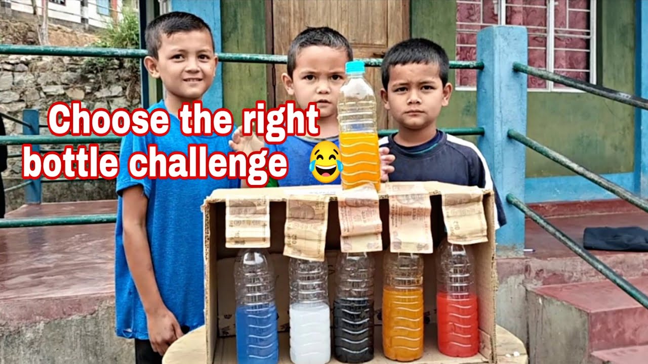 choose the right bottle challenge😂||Fun game🥹 ️#choosetherightbottle # ...