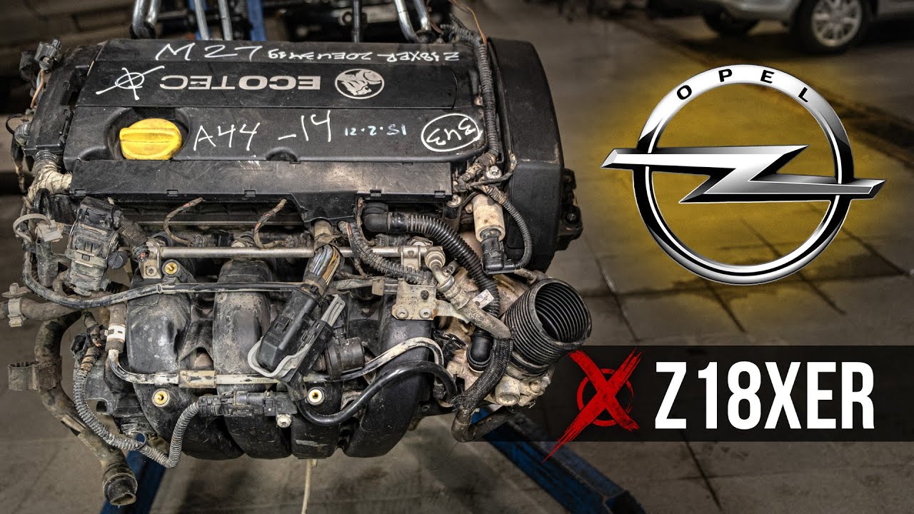 Opel Z18XER Контрактный двигатель - YouTube