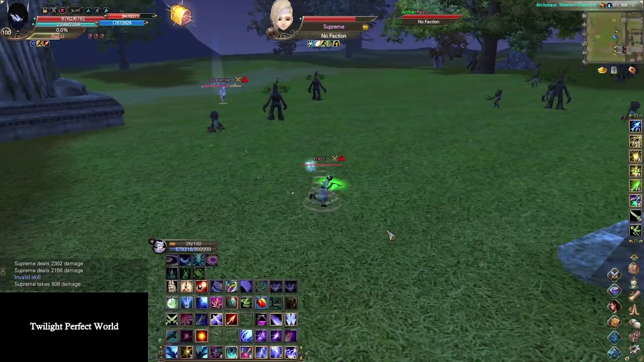 Twilight Perfect World - Training | Archer PvP - YouTube