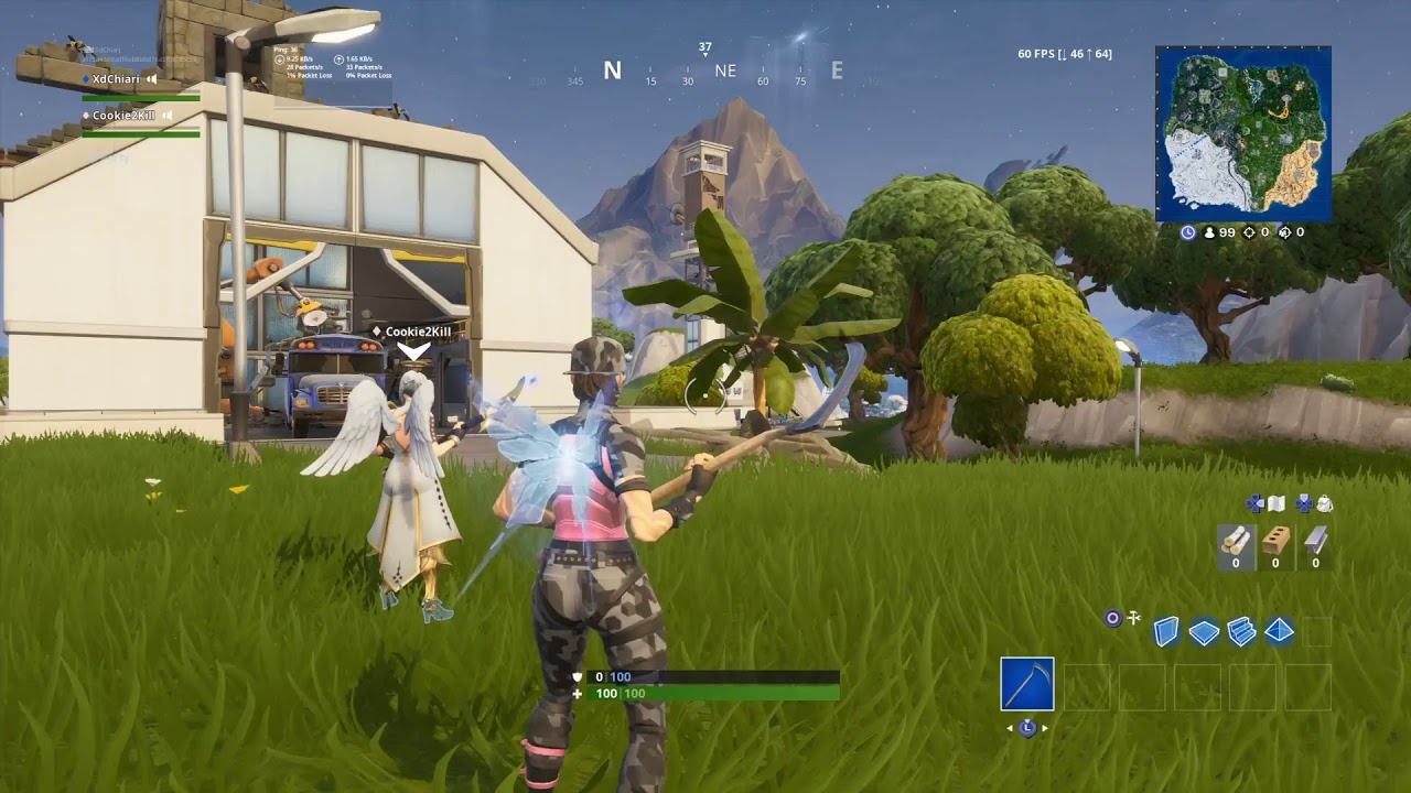 Fortnite bot walk - YouTube