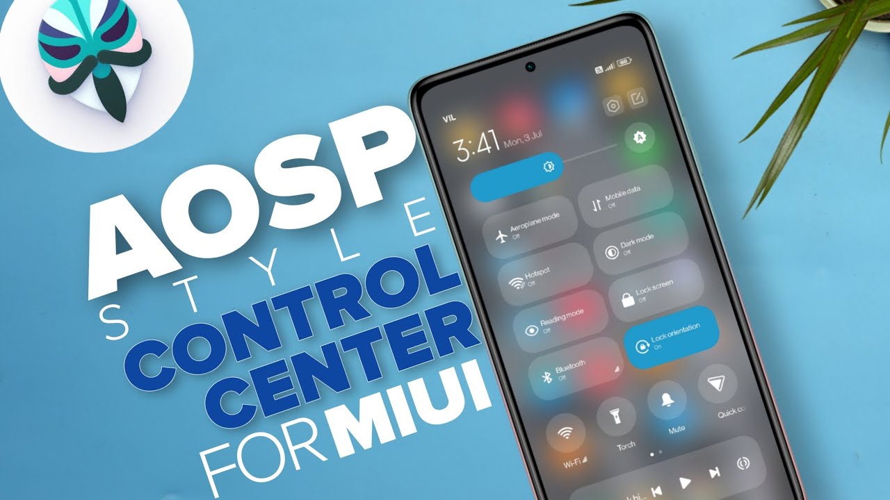 How To Get Aosp Style Control Centre On Any Xiaomiredmipoco Device Youtube