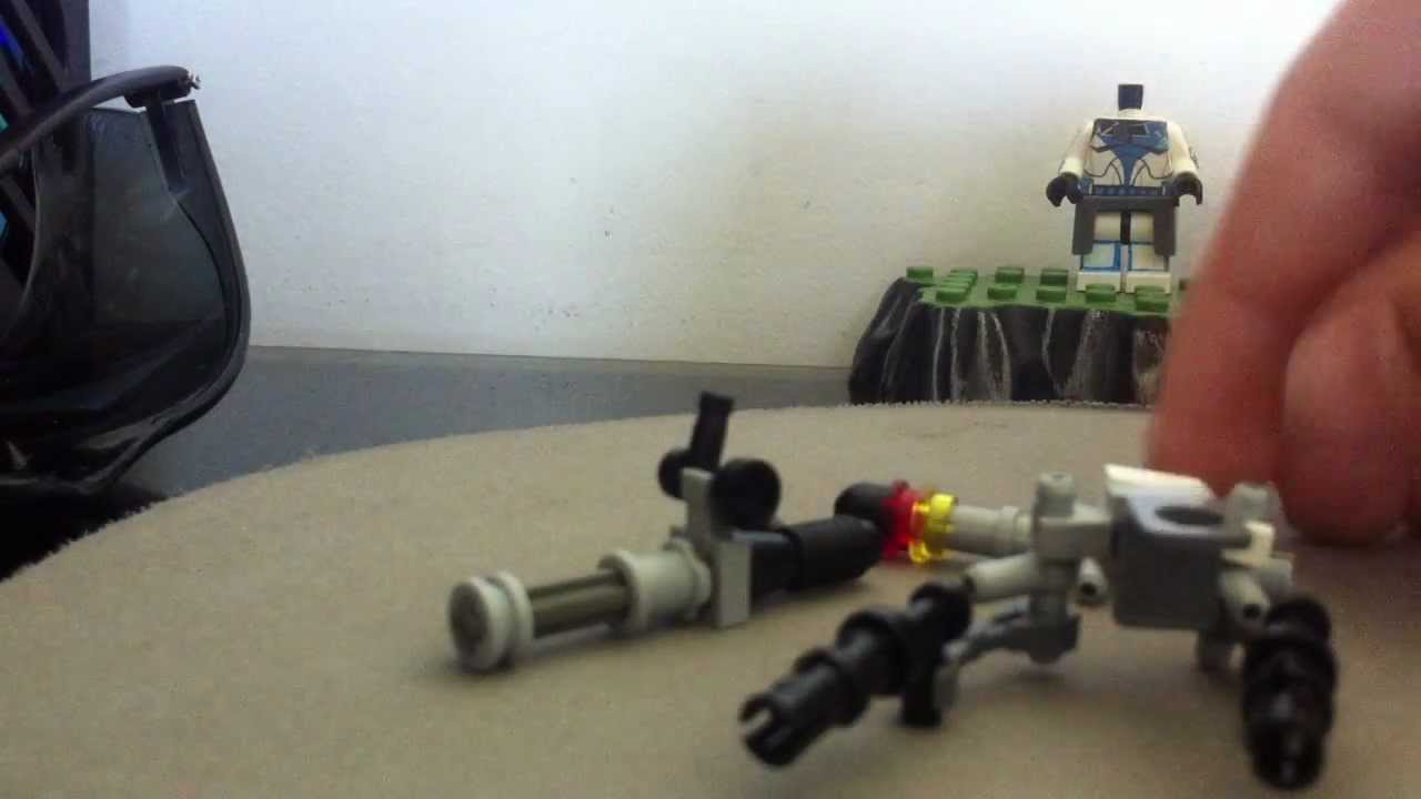 custom lego gun tutorial - YouTube