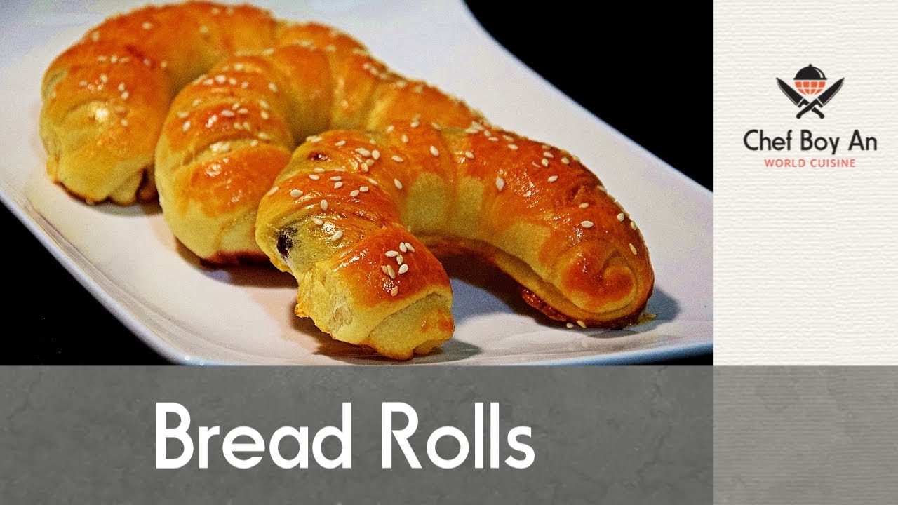 Soft Bread Roll - Kifli (Kipfel) - Weicher Brot Rollen - Mekane Kiflice ...