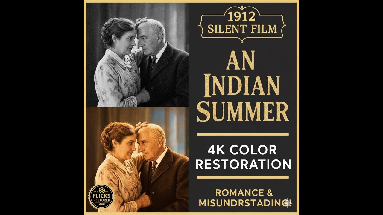 An Indian Summer -1912 Silent Film in 4K Color - Romance ...