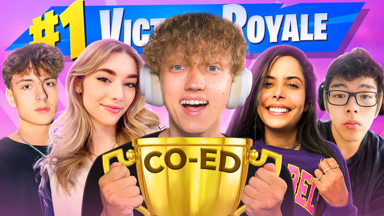 FORTNITE CO-ED WORLD CUP! (ft. Clix, Chica, Peterbot, Sommerset) - YouTube