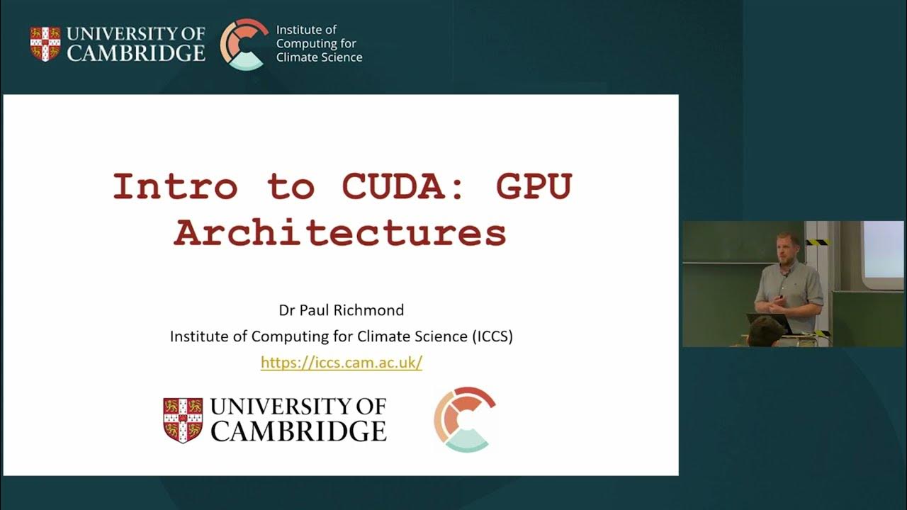 Day 2 - Introduction to GPU Programming Teaching - Paul Richmond - YouTube