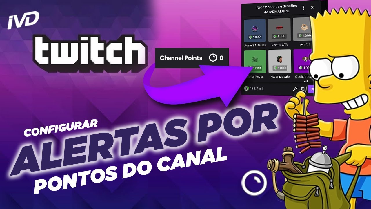 ️ [2021] Como colocar ALERTAS na TWITCH por PONTOS DO CANAL! 2021 - YouTube