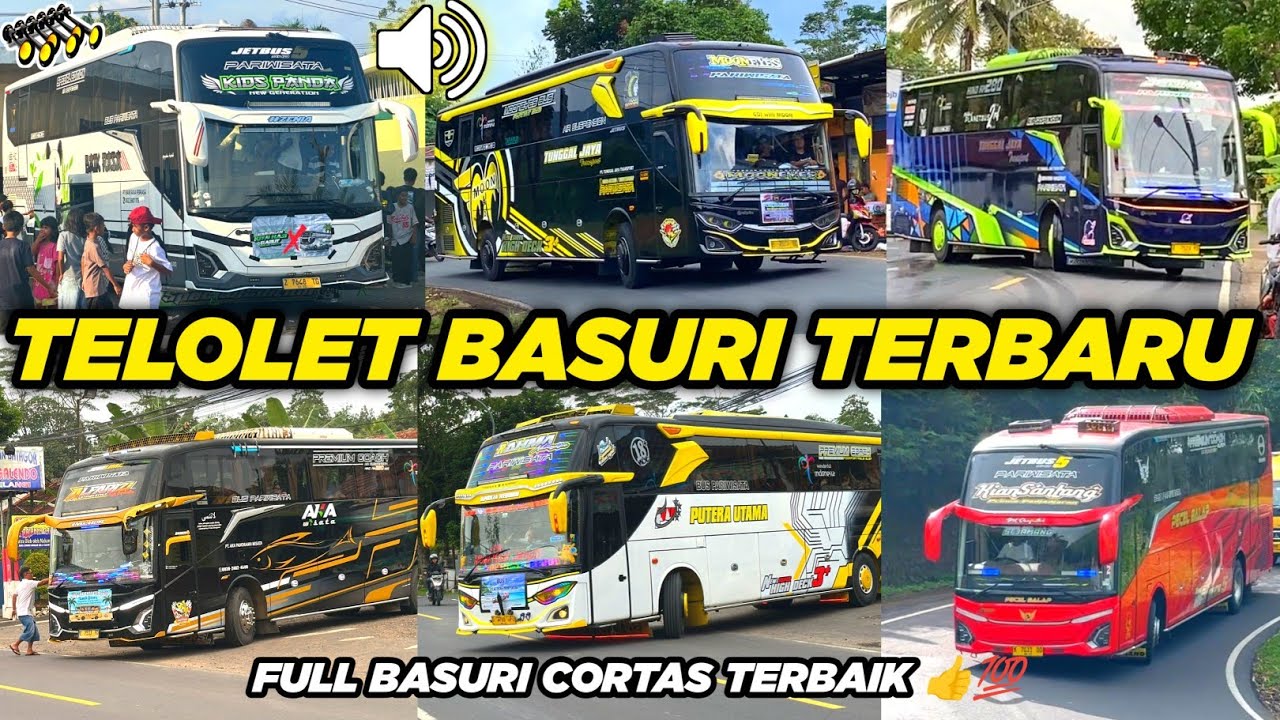 KUMPULAN BUS TELOLET TERBAIK TERBARU MERDU BUS INDONESIA 2025 - YouTube