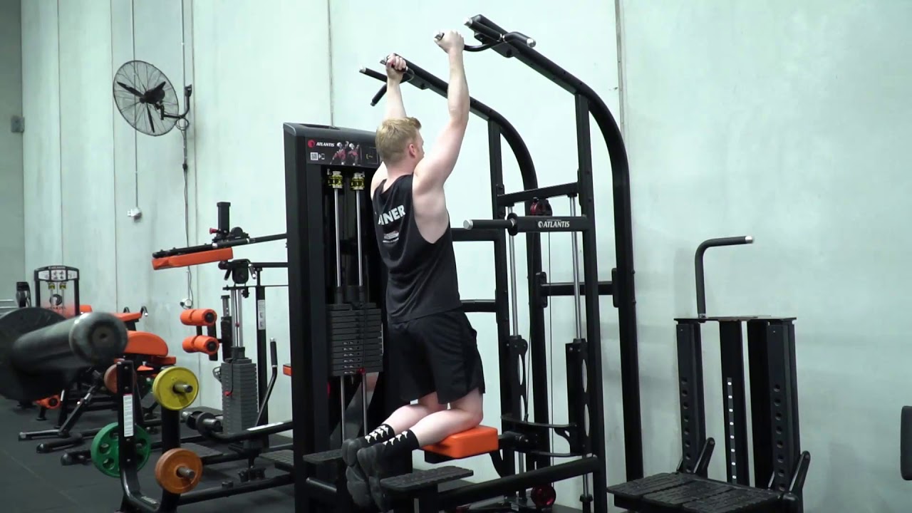 Assisted Chin up Machine Narrow Neutral - YouTube