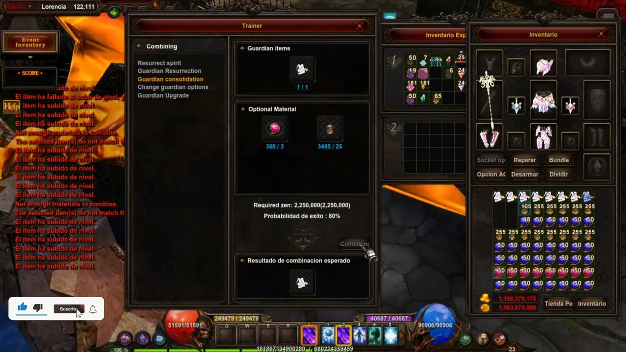 Como subir Ice Dragon 4 opciones a +15 en Nexus Mu season 17 - YouTube