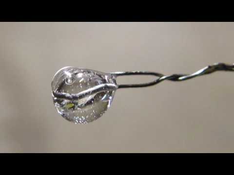 Borax bead tests: manganese (KMnO4) / Перлы буры: марганец (KMnO4)