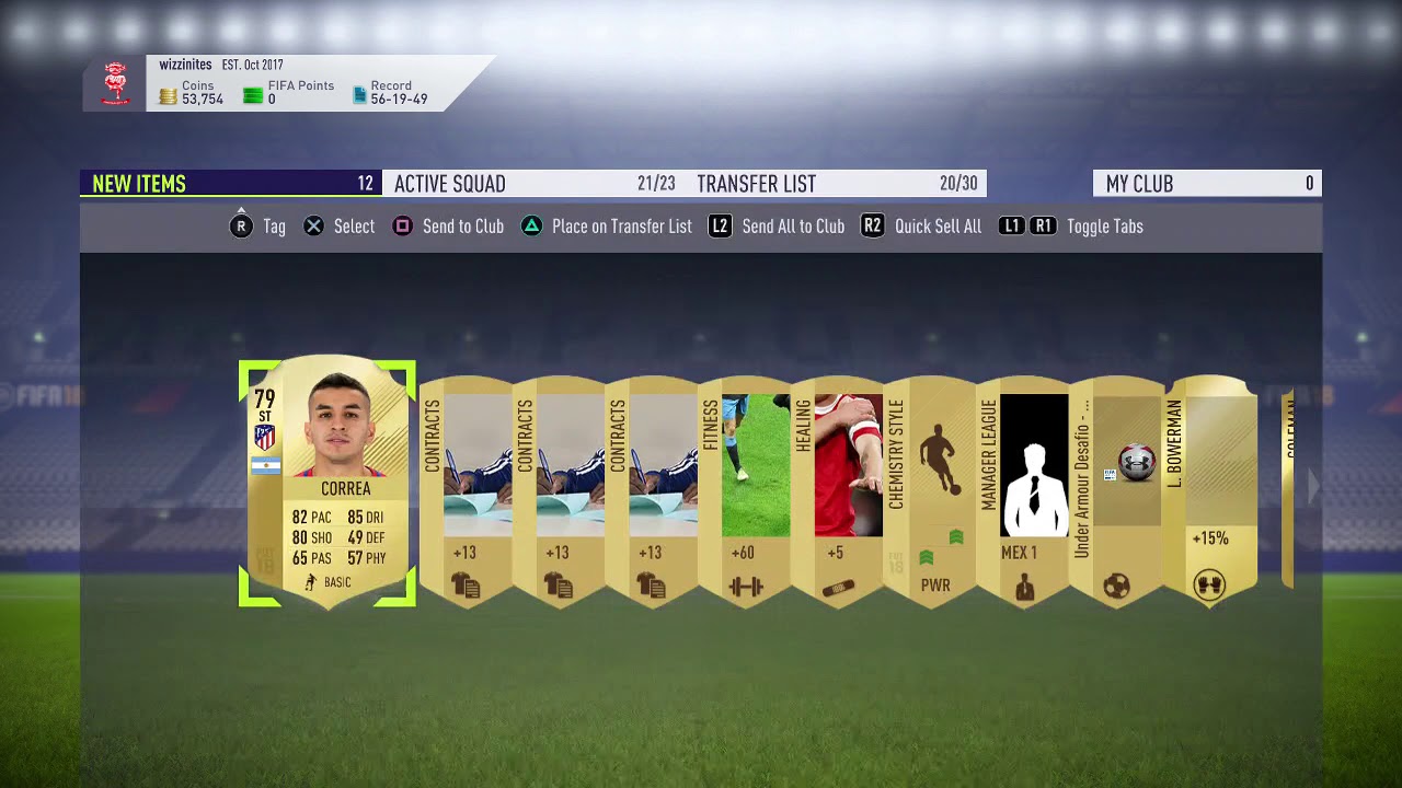Fifa 18 Ultimate Team 150,000 gold spent on opening jumbo premium gold ...