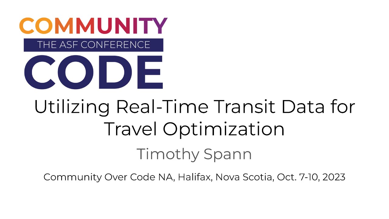Utilizing Real-Time Transit Data for Travel Optimization - YouTube
