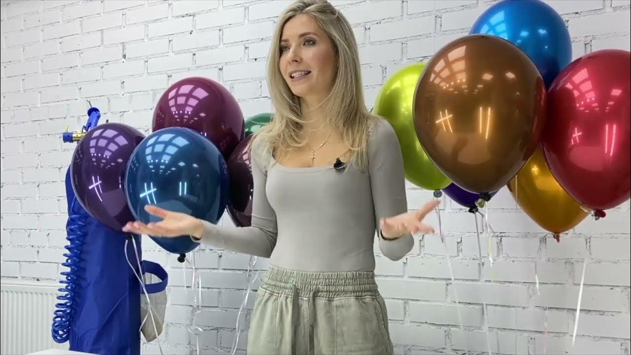 Воздушные шары | Аэродизайн | Доставка шаров | Как надуть - YouTube