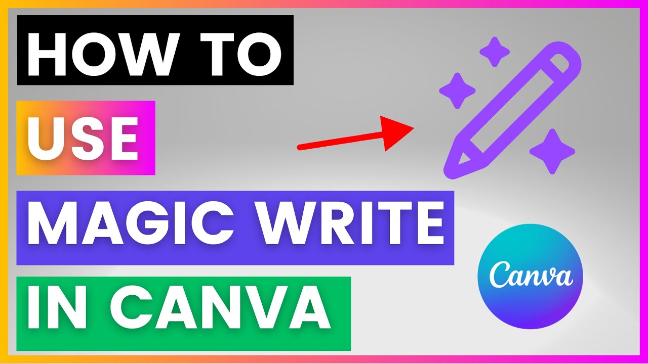 How To Use Magic Write In Canva [in 2025] - YouTube