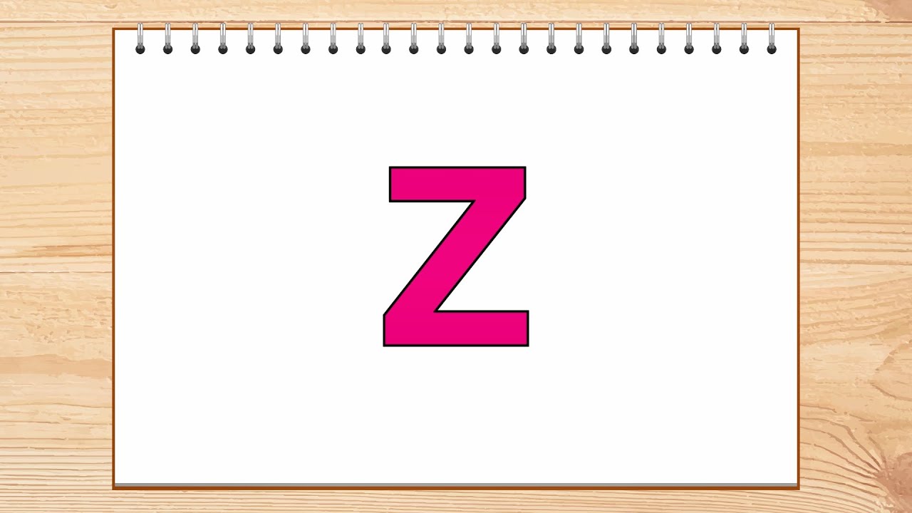 Z Harfi Nasıl Çizilir? - Z Harfi Boyama - YouTube