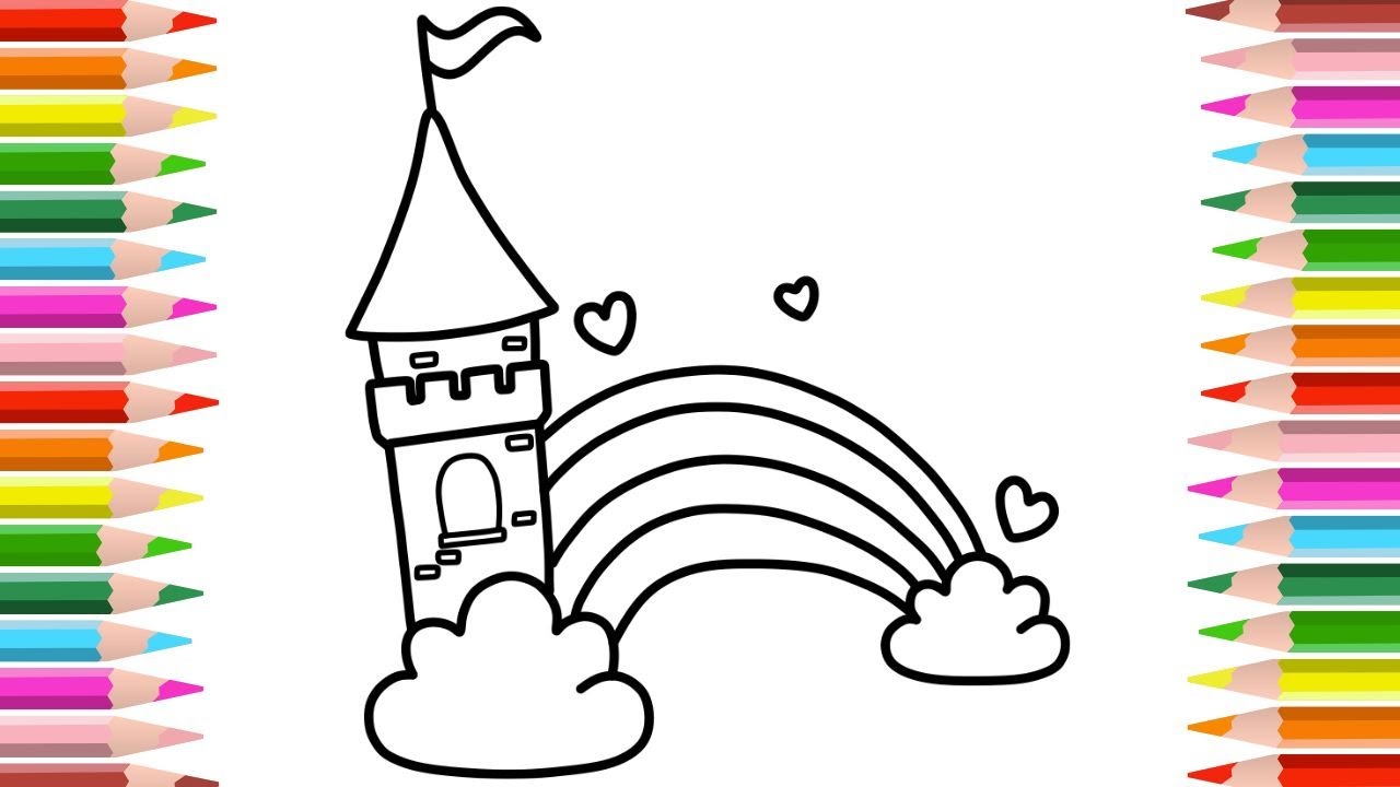 How to Draw a Beautiful Rainbow | Easy Rainbow Drawing Tutorial | Step ...