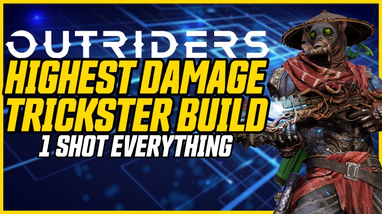 UPDATED BEST SOLO TRICKSTER BUILD! 1 Shot EVERYTHING! // Outriders CT ...
