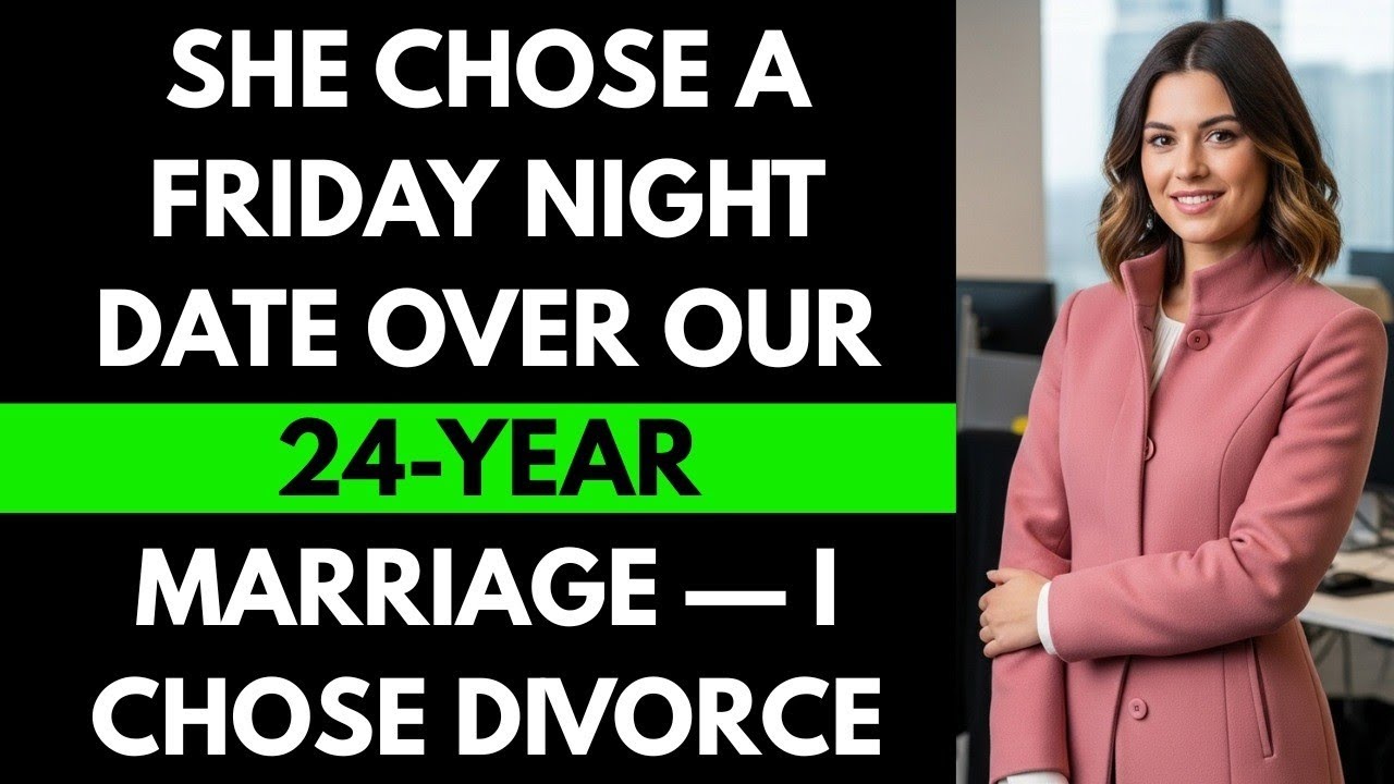 SHE CHOSE A FRIDAY NIGHT DATE OVER OUR 24-YEAR MARRIAGE — I CHOSE ...
