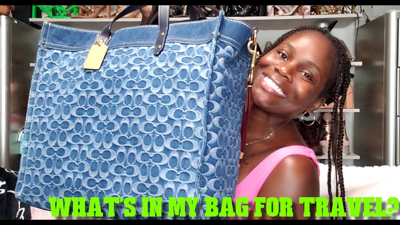 WHATS IN MY COACH BAG!? Packing for VACATION! - YouTube