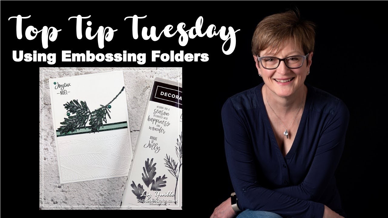 Top Tip Tuesday - Using Embossing Folders - YouTube
