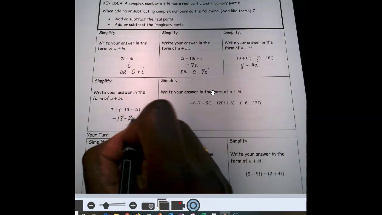 H 2 Add Subtract Complex Numbers YouTube h-2-add-subtract-complex-numbers-youtube