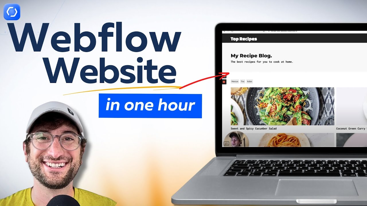 Watch me build a website using Webflow in 1 hour (follow along) - YouTube