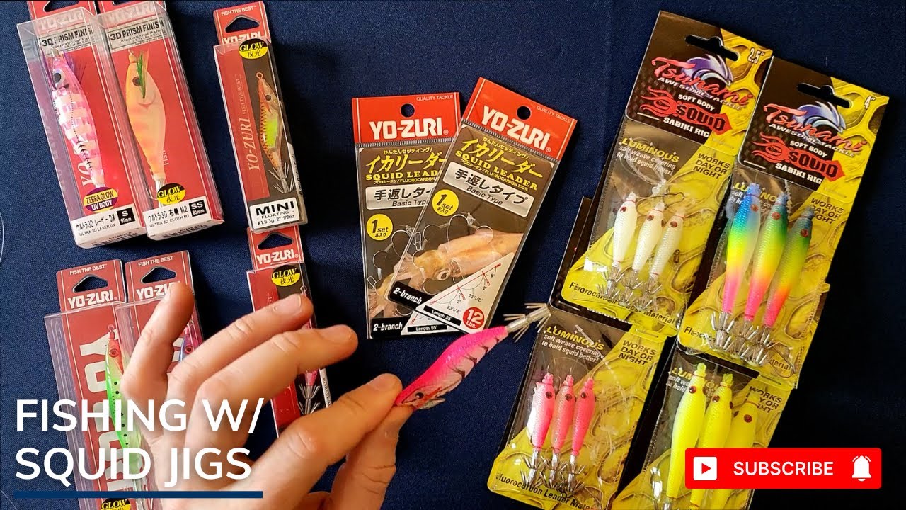 Fishing with Squid Jigs/Rigs - YouTube