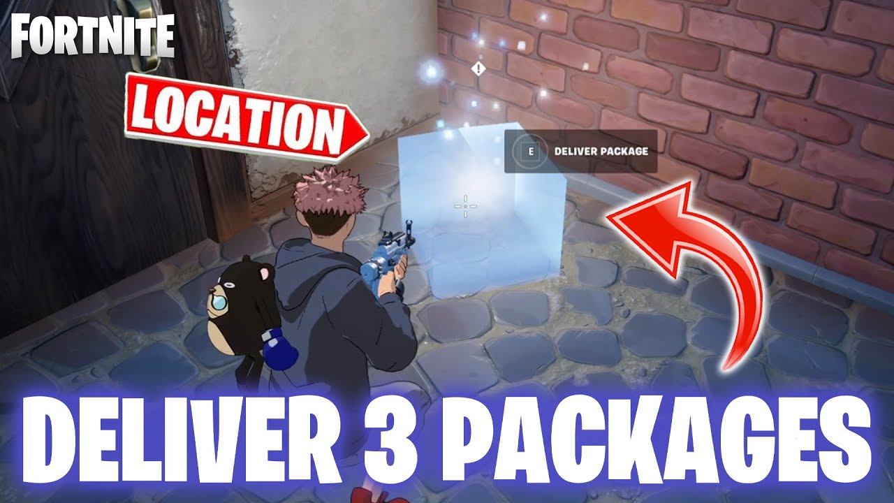 Deliver packages to their rightful destinations | Fortnite Winterfest ...