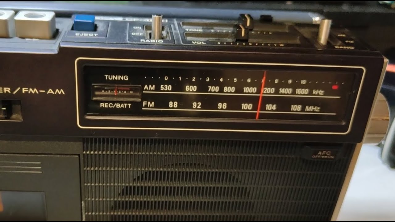 Sony CF 450 Cassette Corder Radio AM FM and BASF C90 Tape - YouTube