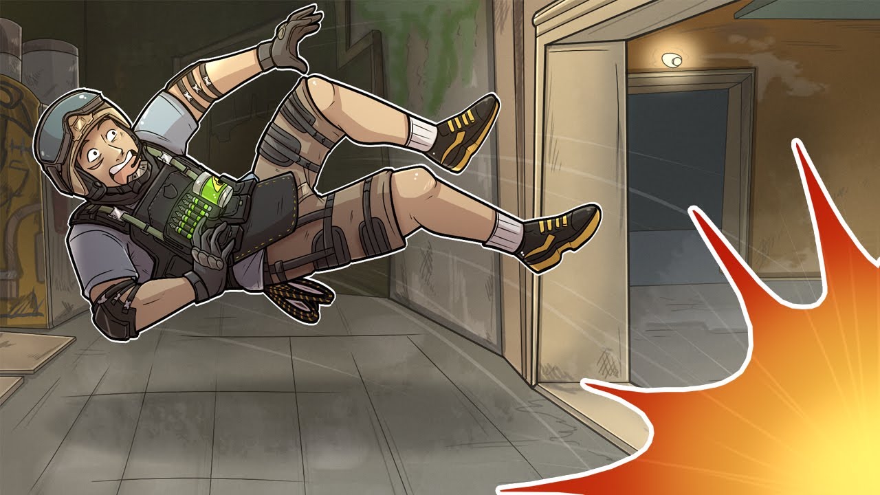 FLYING Moments in Rainbow Six Siege - YouTube