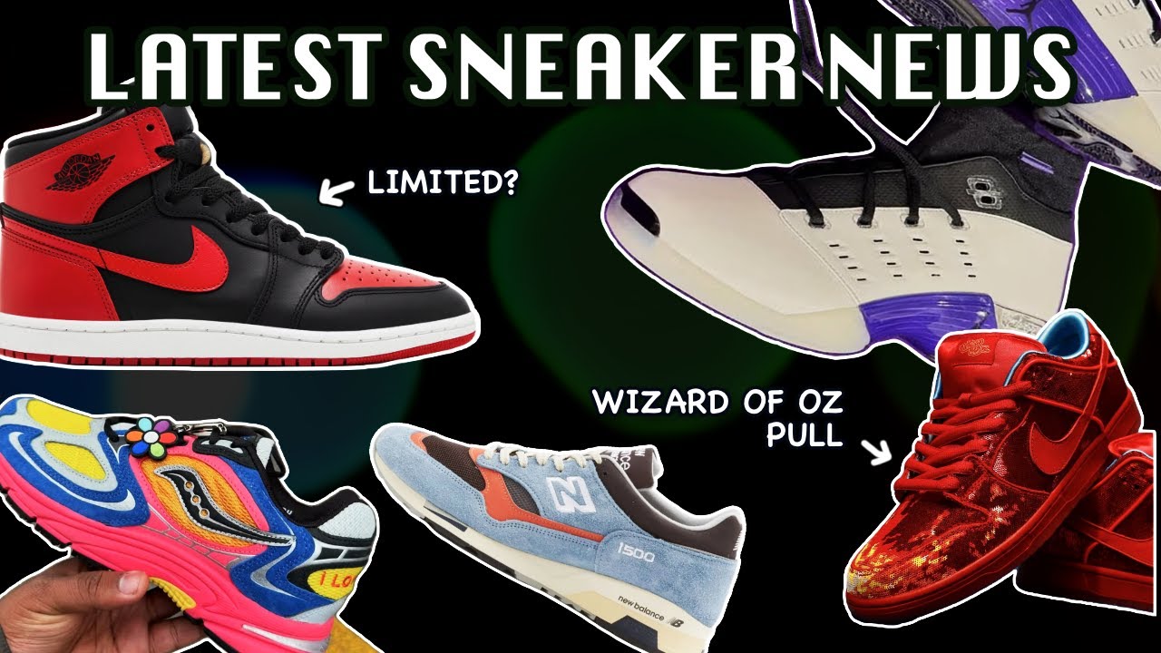 Latest Sneaker News roundup NB JFG 992 Jae Tips Saucony Wizard of OZ SB ...