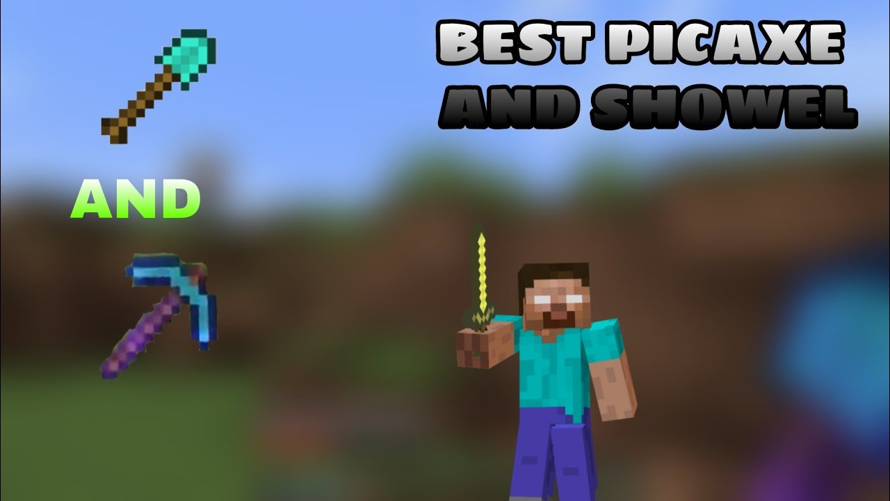 HOW TO MAKE PERFECT SHOWEL AND PICAXE IM MINECRAFT#3 - YouTube