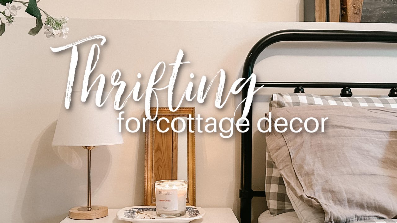 Lets go thrifting for cottage decor | Temu haul - YouTube