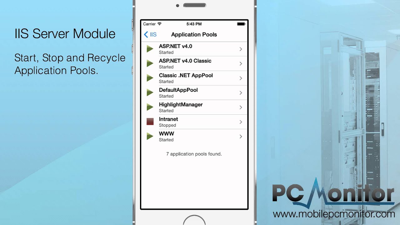 PC Monitor - Internet Information Services - YouTube
