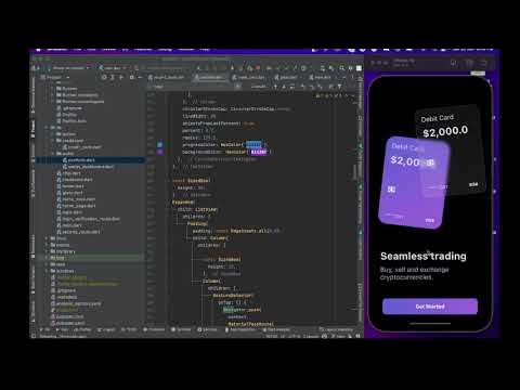 Flutter Crypto App | Flutter Card | Frosty Glass | flutter Glassmorphism - YouTube