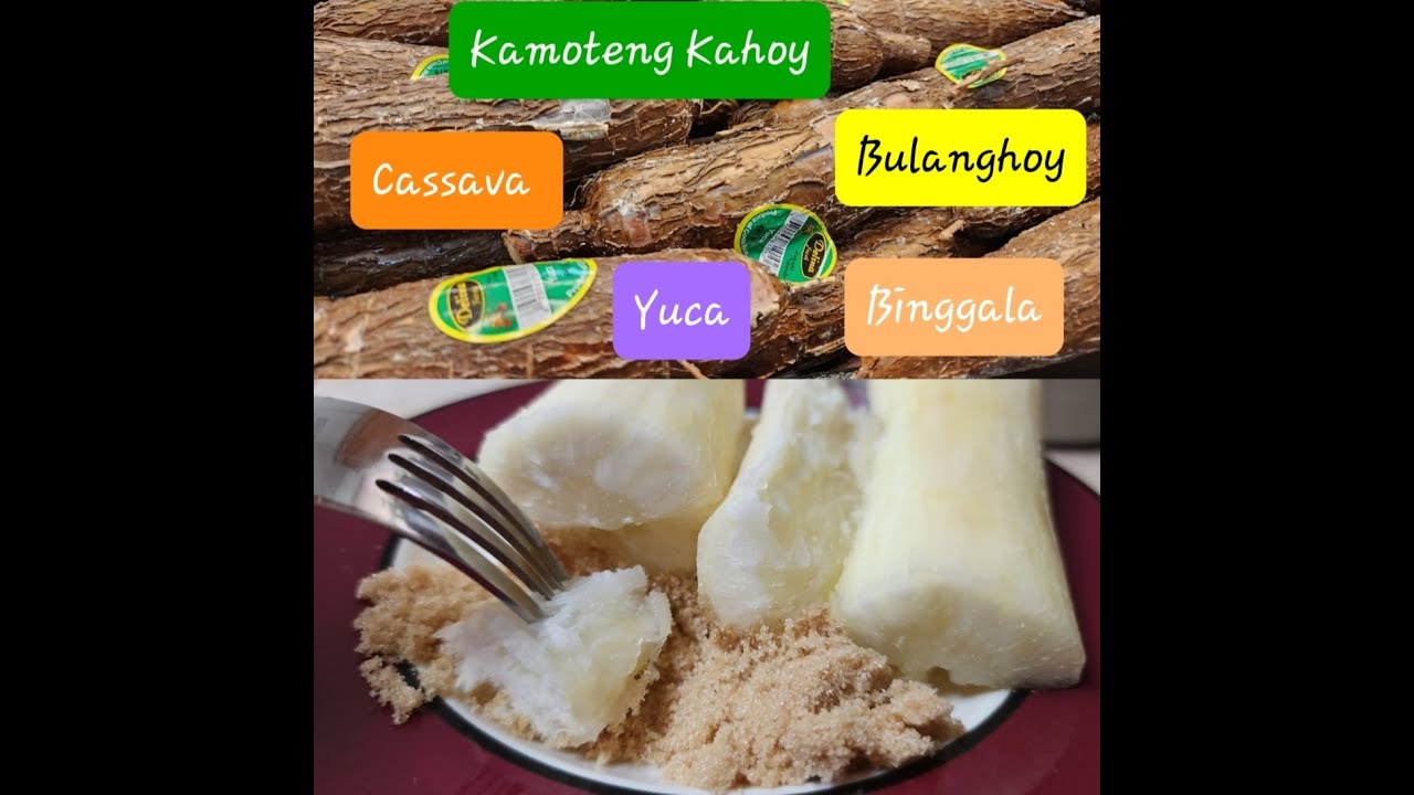 Boiled Cassava ( Nilung-ag nga Kamoteng Kahoy/Bulanghoy) - Sweet and ...