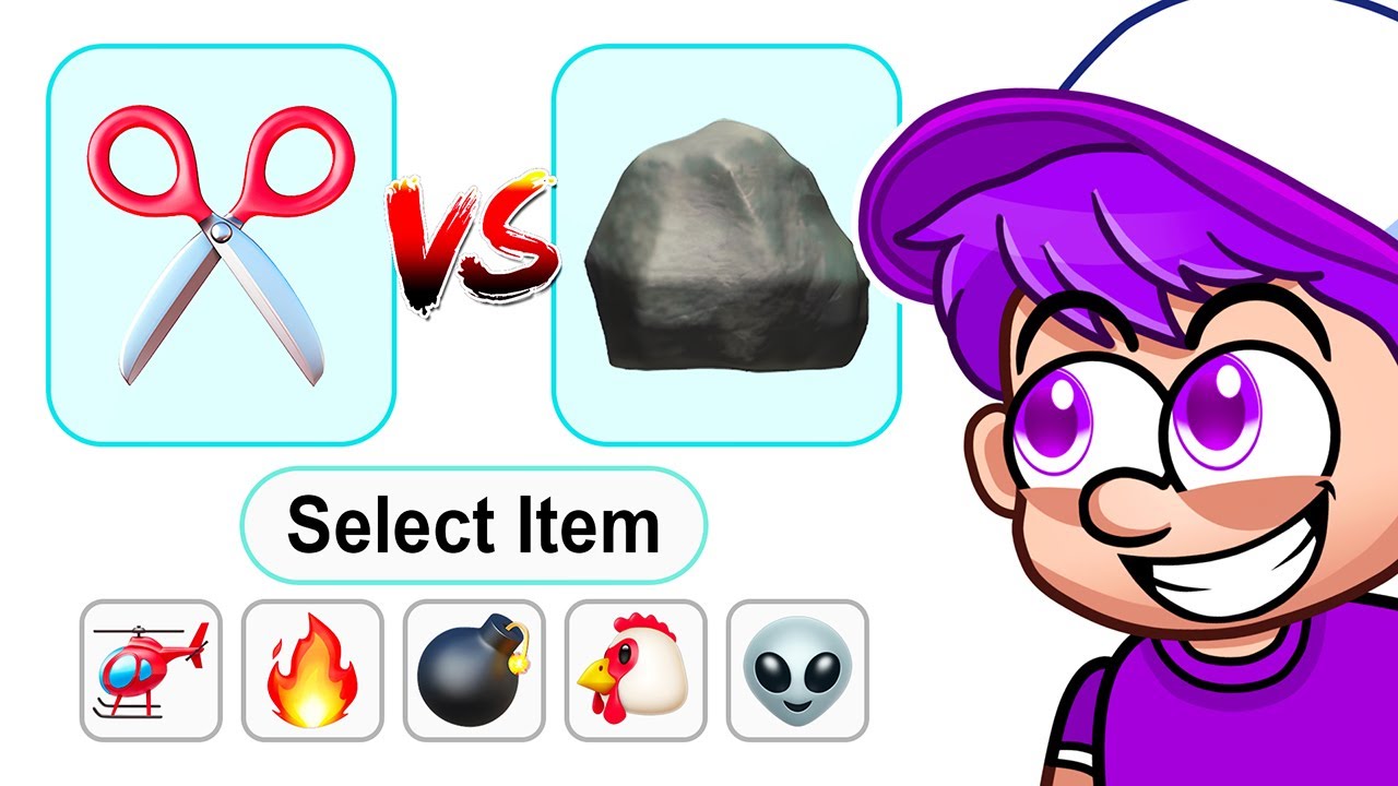 Rock, Paper, Scissors with... EVERYTHING?! - YouTube