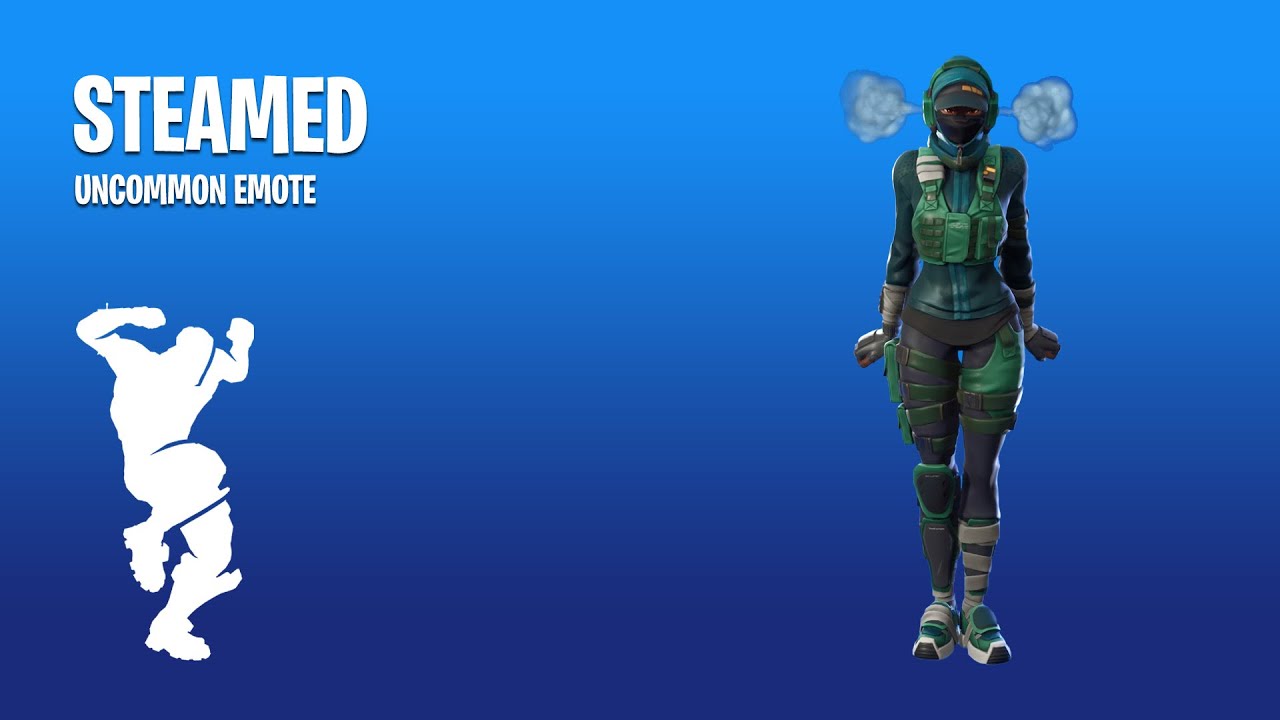 Steamed Emote | Uncommon Dance | Fortnite - YouTube
