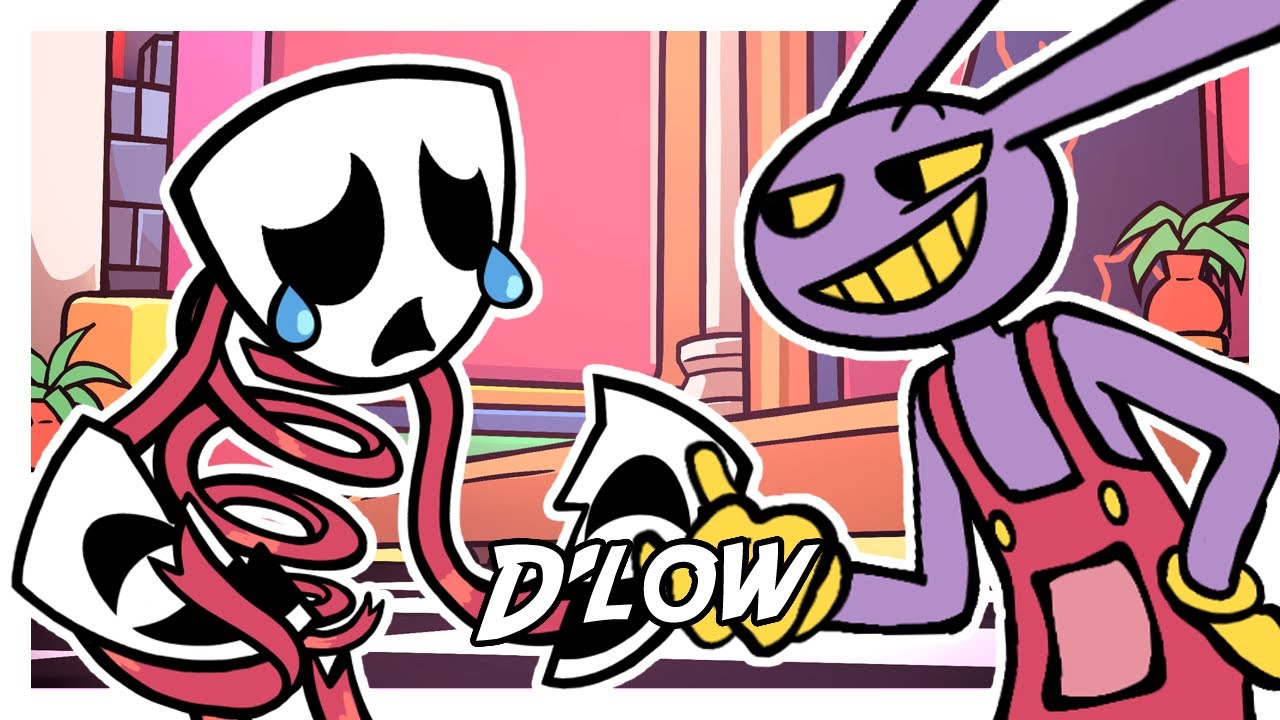 FNF D'low but it's Gangle vs Jax - YouTube